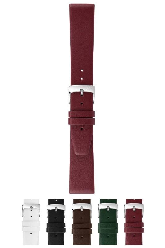 Morellato Straps A01X5479D36081CR16。, レッド , ストラップユニ腕時計ベルト。レッドのレザー。Morellatoブランド。