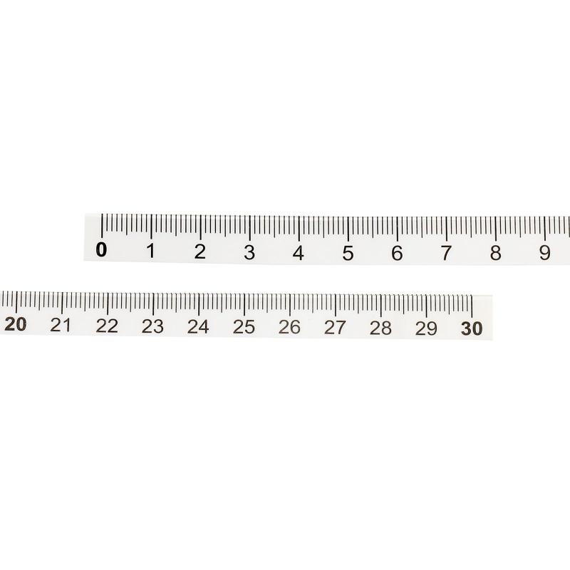 PATIKIL 粘着定規 10個セット 30cm 裏テープメジャーテープステッカーテープ 作業台 裁縫 鋸 作図テーブル用 透明サイズ：カラー：透明；素材：コーテッドペーパー；測定範囲：0cm-30cm；幅：1cm / 0.4"；...