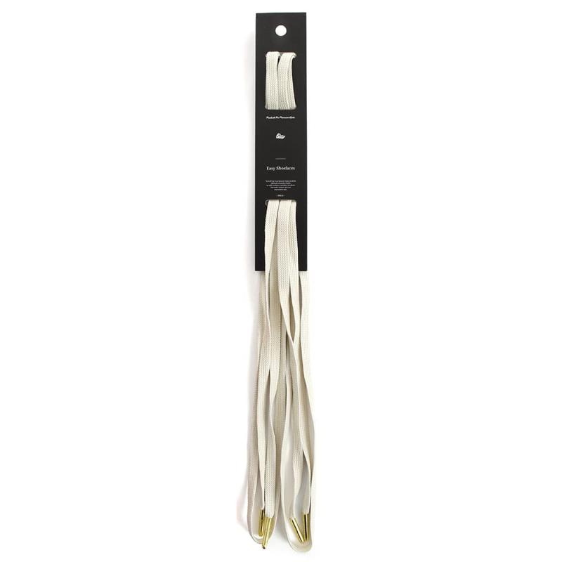 [KicksWrap] キックスラップ Easy Shoelaces(イージーシューレース) ゴム製シューレース ゴム紐 靴紐 脱ぎ履き 着脱 簡単 手軽通常の靴紐と遜色ない自然な見た目を実現し、金属製チップで高級感を高めたゴム製シューレー...