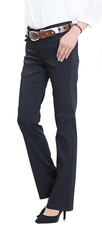 EDWIN(エドウィン) フレアパンツ夏用 ハタラクロ COOL 涼しいブーツカット パンツ【涼】レディースジーンズ