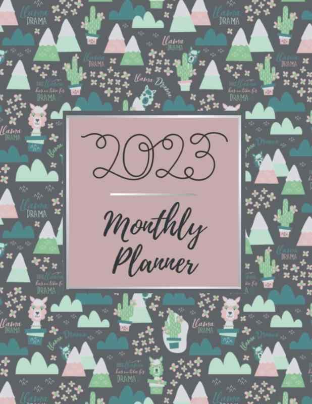 2023 monthly planner: Large 2 Year Calendar Planner - Monthly and Weekly planner calendar schedule