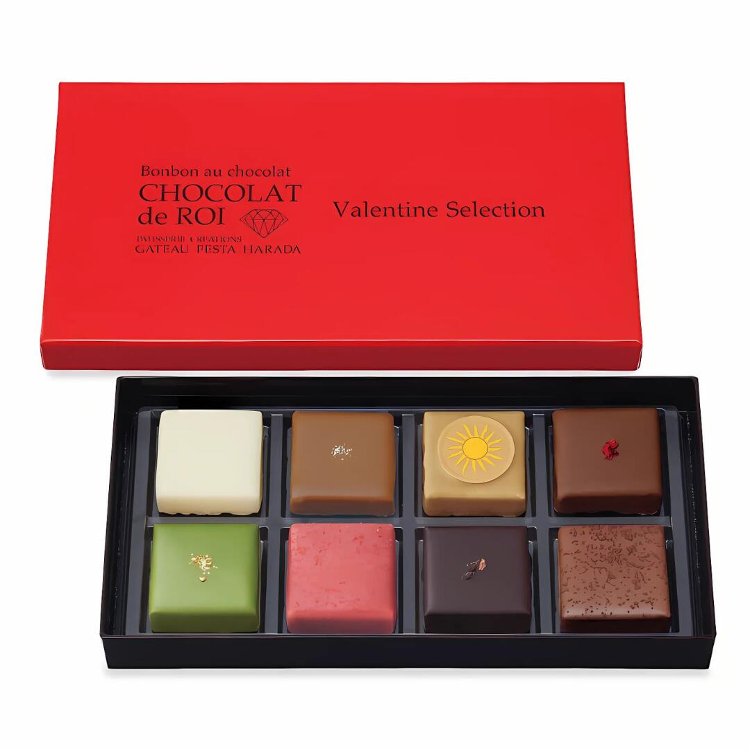 バレンタインシーズンにふさわしい、期間限定「ショコラ・デ・ロワ バレンタインセレクション」です。 上質なチョコレート菓子をバランスよく詰め合わせ、味わいと見た目の両方にこだわった華やかなスイーツギフトに仕上げました。 ひとつひとつ丁寧に仕上...