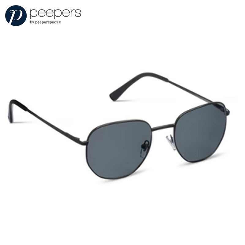 PEEPERS SUNGLASS -POSITANO- BLACK -POLARIZED (偏向レンズ) サングラス- あらゆるスタイルに　男女問わず コーディネイトも出来る ヒンジにもスプリングヒンジを採用 *スプリングヒンジ -テンプル...