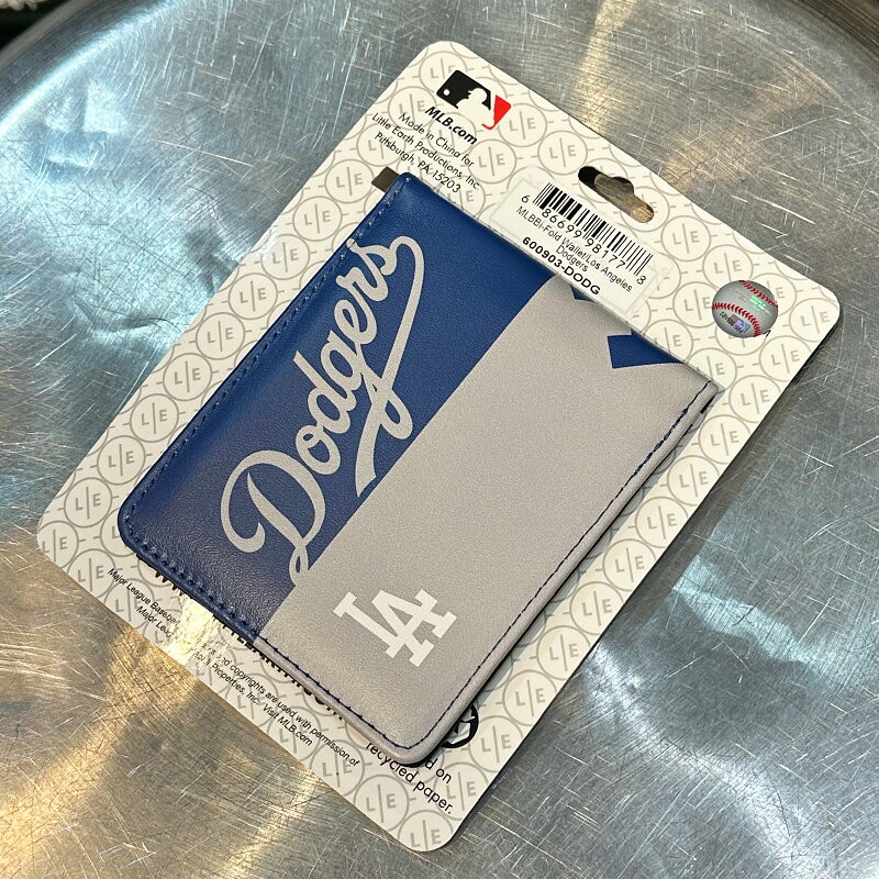 MLB LOS ANGELES DODGERS ロサンゼルス ドジャース MLB BIFOLD WALLET -B- 二つ折りウォレット 財布 MLBオフィシャルライセンスアイテム カード入れ6カ所、お札入れ1カ所 こ銭入れの無いタイプの二...