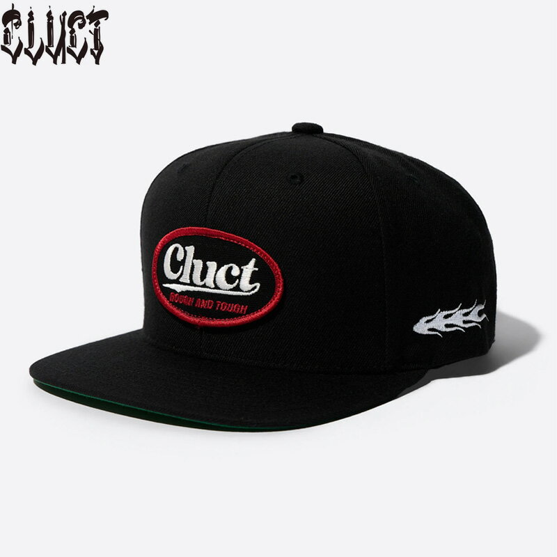 CLUCT(クラクト) #05203 ROWLAND BB CAP ベースボールキャップ COLOR-BLACK フロント部分にワッペンを配置しサイドには刺繍を施したたベースボールキャップ。 スナップバック仕様でサイズ調整が可能です。CLU...