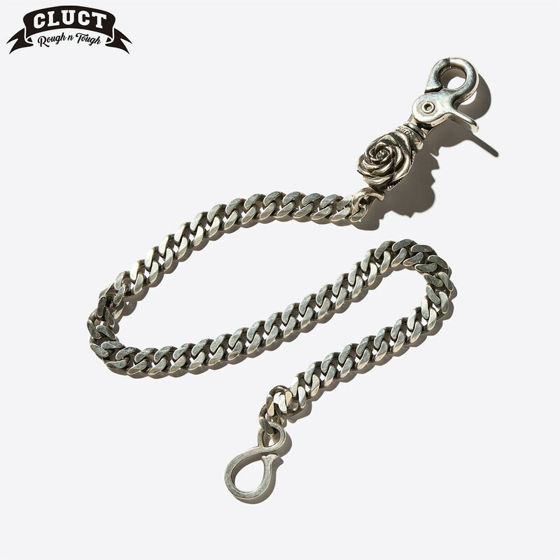 CLUCT クラクト #05281 ROSE [WALLET CHAIN] BRASS ウォレットチェーン COLOR: SILVER 真鍮素材で作られ、シルバー925を厚めにコーティング加工したウォレットチェーンです。 日本の職人によって...