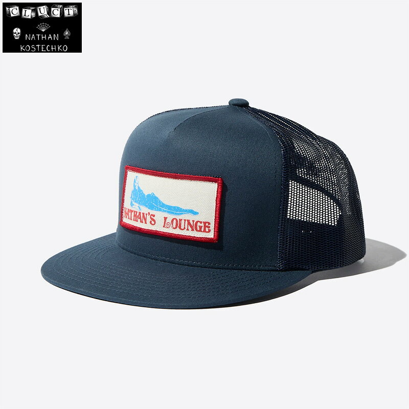 CLUCT クラクト × NATHAN KOSTECHKO COLLABOLATION #05368 MESH CAP メッシュキャップ COLOR-NAVY 1984年カリフォルニア州サン・クレメンテ出身のTATTOOアーティスト、画家、...