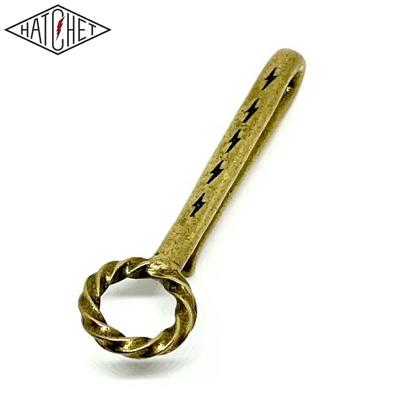 HATCHET METAL WORK STUDIO ハチェット "CLIP" Key Hook BRASS Material: Brass Size: 縦約65mm ベルトループなどが無いパンツを履く時にこのフックを使えばキーフックやウォレ...