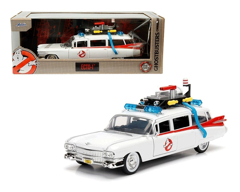 JADA TOYS ジャダトーイズ 1:24SCALE Hollywood Rides - Ghostbusters Ecto-1 ゴーストバスターズ　ミニカー 1:24SCALE 箱入り 色むら、PACKAGEの状態その他 の状態を理由の...