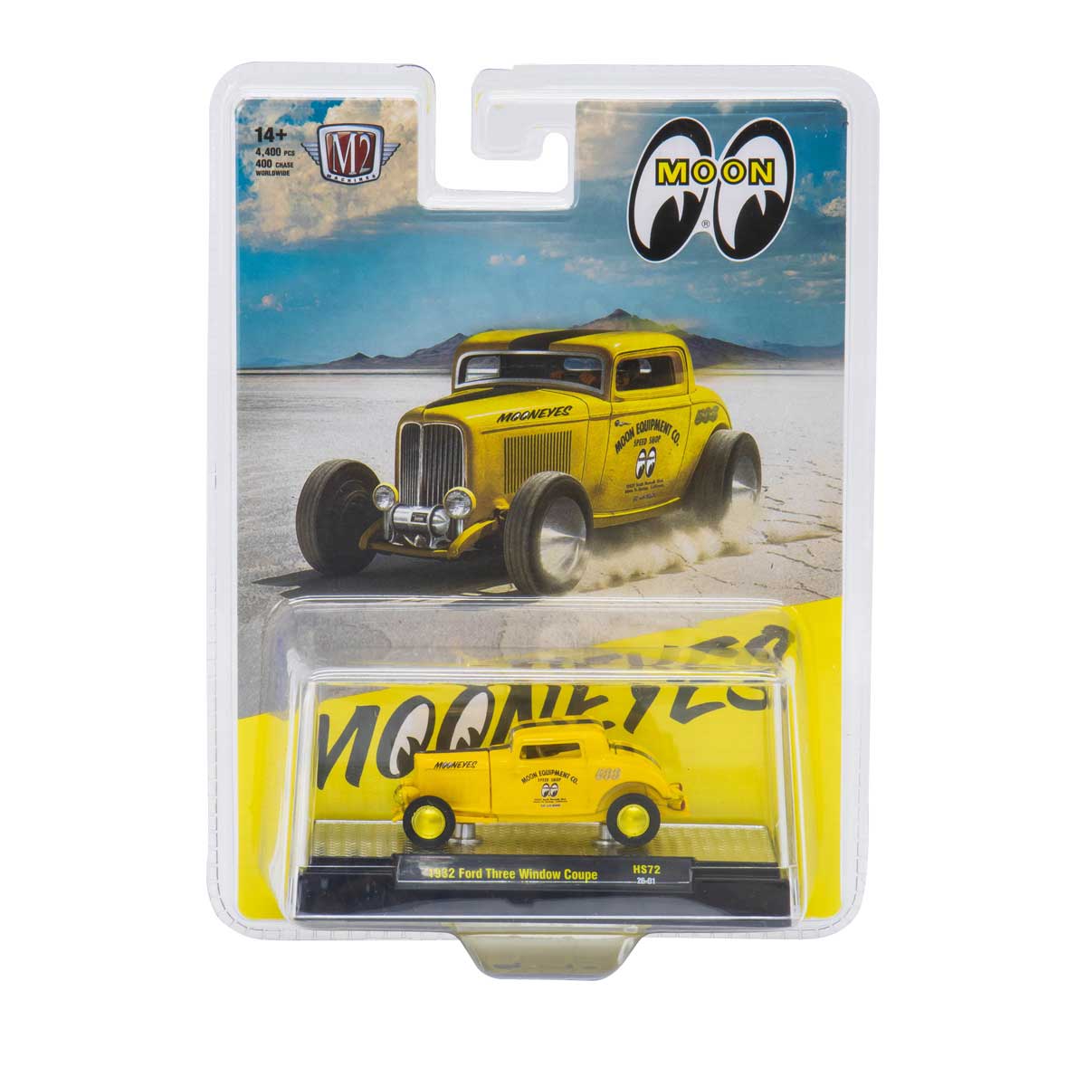 M2-464 1/64 M2 MACHINES MOONEYES 1932 Ford Three Window Coupe ブリスターケース入り 1:64SCALE 色むら、PACKAGEの状態その他 の状態を理由の返品交換はしておりません...