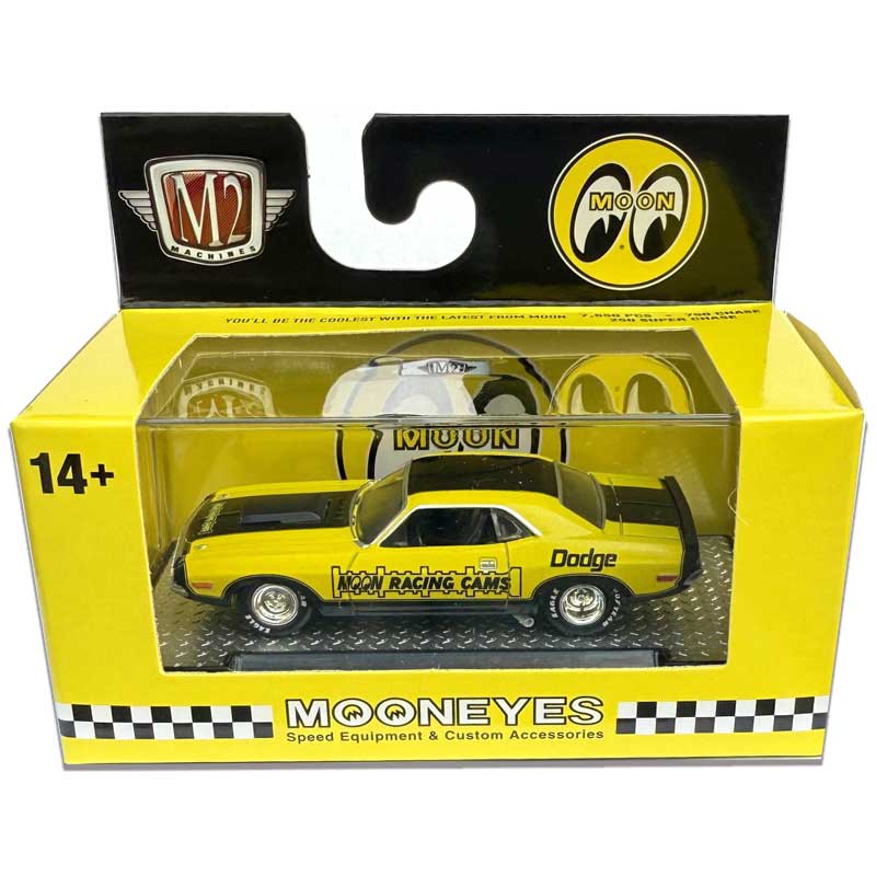 おひとり様2個まで M2-459 1/64 M2 MACHINES WALMART限定 MOONEYES 1970DODGE CHALLENGER R/T アクリルケース&箱入り 1:64SCALE 色むら、PACKAGEの状態その他 の状...