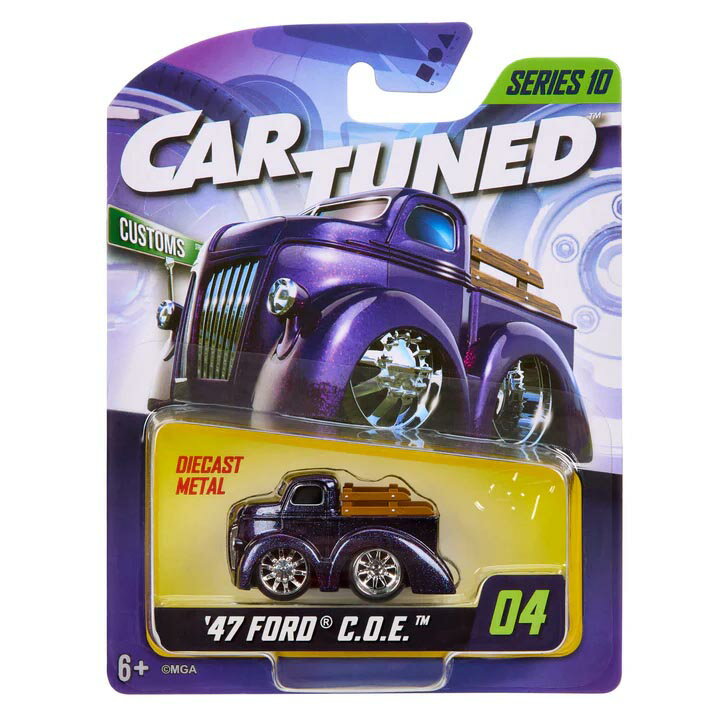 CT111 CAR TUNED SERIES.10 MAIN LINE 1947 Ford C.O.E.(Hot Rods) 色むら、PACKAGEの状態その他 の状態を理由の返品交換はしておりません ご了承くださいませ　
