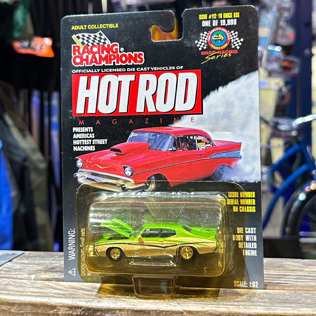 RC-003 RACING CHAMPION HOT ROD MAGAZINE 70BUICK GSX 90年代後半－00年代前半に発売されたアイテム 色むら、PACKAGEの状態その他 を理由の返品交換はしておりません ご了承くださいませ　