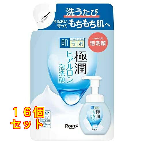 1個4個セット8個セット※商品リニューアル等によりパッケージ及び容量は変更となる場合があります。ご了承ください。 名称 肌ラボ 極潤ヒアルロン泡洗顔 つめかえ用 140mL 内容量 140mL 使用方法・用法及び使用上の注意 手をぬらしたあ...