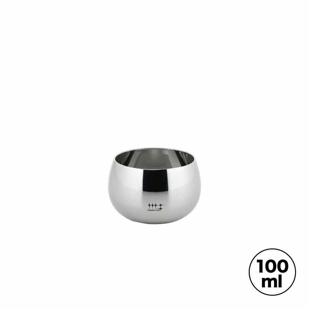 商品情報サイズ直径6.2cm×高さ4.0cm満水容量100ml重量約68g材質18-8ステンレス（仕上げ　外面：ミラー仕上げ　外面底部：ツヤ消し仕上げ）原産国日本（新潟県燕市）備考食洗機：×配送方法宅配便：メーカーからの直接配送となります。...