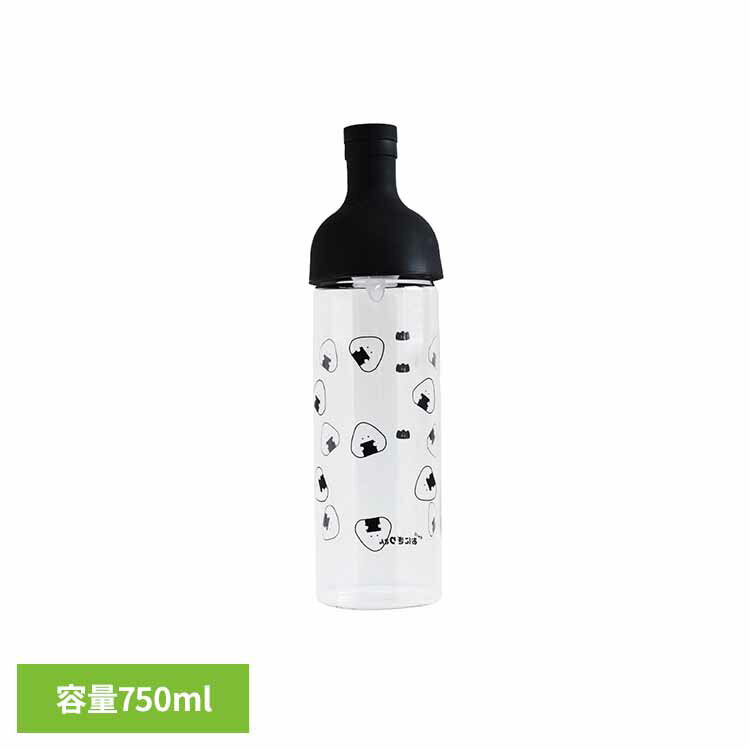 ワインボトル型のフィルターインボトル。注ぎ口部分にフィルターがセットされているため、茶葉を入れたままでもそのまま注げます。見た目もスタイリッシュで、食卓を彩る一本です。●容量750ml●商品サイズ（cm）幅約9×奥行約9×高さ約30●商品重...