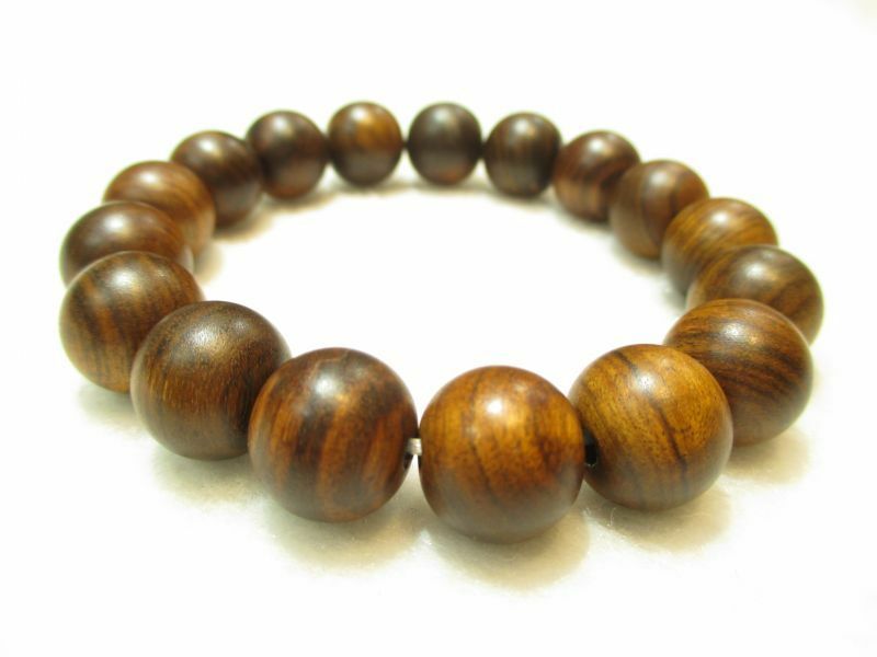 パワーストーン・京都/【高級天然木】《開運・ご利益》【栴檀(せんだん)】13mmブレスレット、桐箱付き【伏見の京屋】 パワーストーン京屋オリジナル　高級天然木　栴檀 10
