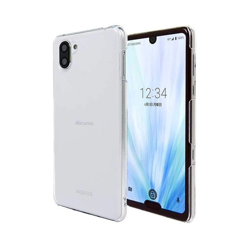 対応機種:AQUOS R3 SH-04L SHV44 808SH ※ストラップホール付き 耐久性が強く、柔軟性のあるポリカーボネート素材を使用したAQUOSクリアケースです。 AQUOSにぴったりフィットして、付けていることを忘れるシンプル...
