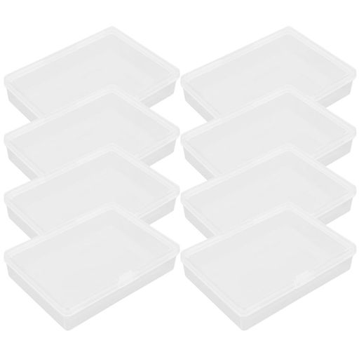 ハードプラスチックカードケース - 他のカードボックスと比較して、これらのカードボックスは蓋のデザインによってカードの紛失を防ぎます。 用カードケース カード収納オーガナイザー - 収納ボックスは透明なデザインで、シンプルで寛大です。ボック...