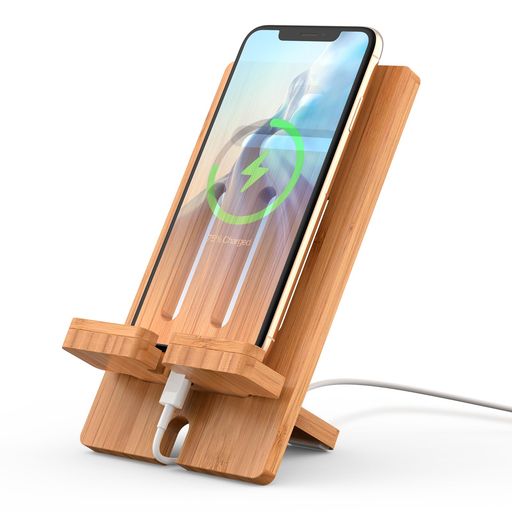 竹製スマホスタンド:当店のデスク用スマホスタンドは、環境に優しい自然素材の竹で作られており、美しくて、耐久性もあります。Mサイズ:10.5*18.6CM、重量:150G 幅広い互換性: 4-8インチのスマートフォンに対応出来ます。最大10....