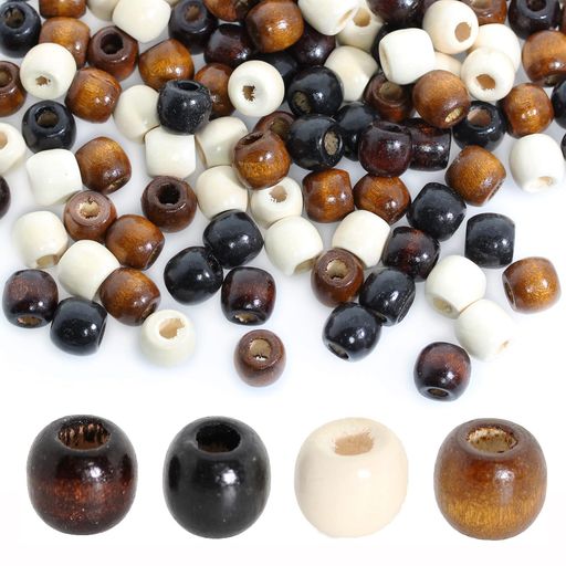 ❤【パッケージに含まれるもの】:合計400個/袋、直径約12mm、厚さ11mm、穴:5〜6mm、とても美しいので、あなたのニーズを満たすことができます。 ❤【高品質】:表面に粗い斑点のない天然無垢材で作られており、毒性がなく、耐久性があり頑...