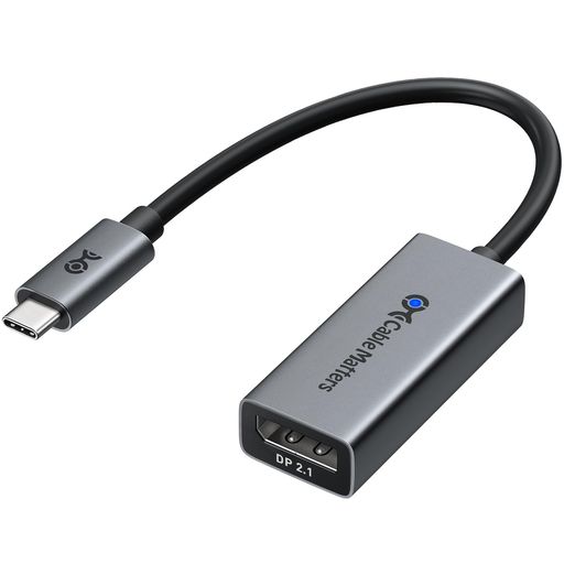 PC 【次世代USB-C DisplayPort 2.1アダプター】最大80Gbpsの帯域幅に対応するThunderbolt 4 to DisplayPort 2.1アダプターで、最大16K@60Hzの高解像度映像出力に対応(※機器側の対応...