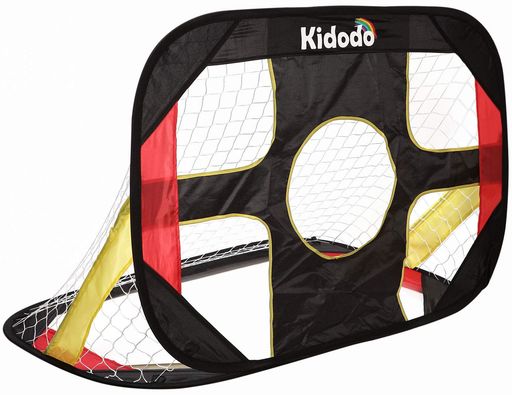 【多機能サッカーゴール】多機能サッカーゴール - 2つの機能、通常のサッカートレーニングとターゲットトレーニング、より正確なショットを練習するための6つのターゲットエリア、子供のボールコントロール能力を大幅に向上させます。 【高品質の材料 ...