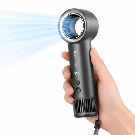 【圧倒的爆風&amp;デジタル100段階風量調節】65000回転ブラシレスモーター搭載、最大風速12m/sの高速風を実現。H/25/50/75/100の5段階+デジタル表示で、シーンに合わせて細かく調整可能。猛暑・酷暑でも強力な風で快適に過...