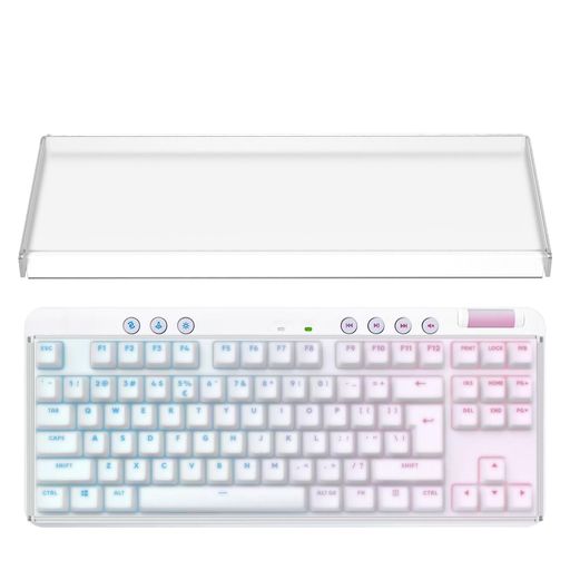 多くの無線/有線80% コンパクト 87キー テンキーレス キーボードに適合します。 普通な素材により、アクリルキーボードカバーは強度と耐久性に優れています。 ホコリや雑貨、髪の毛などのゴミがキーボードのキーの隙間に落ちるのを防ぎます。 互...