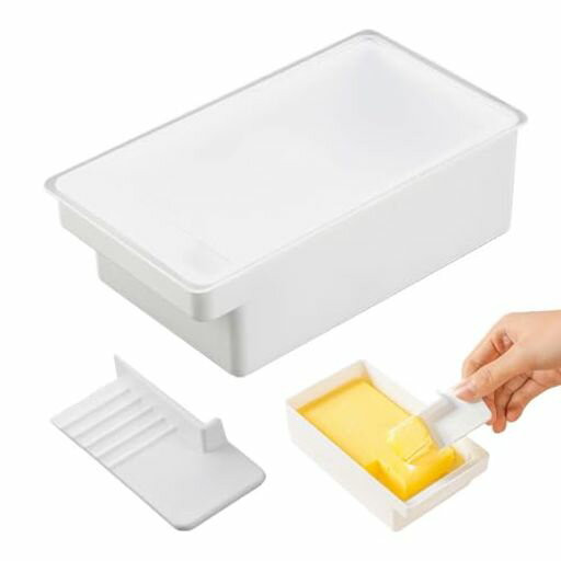【食品レベルの材料】このバターケースとカッターは食品レベルのPP材料で作られ、食品接触基準に適合している。この材料は丈夫で長持ちするだけでなく、バター中の油脂の浸透を効果的に防止し、バターの品質と食感を確保することができる。箱のサイズは15...