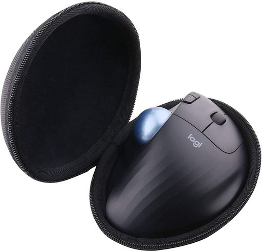 用の収納ケースLogicool(ロジクール)ワイヤレストラックボールM575専用収納ケース-waiyuJP 材質:耐久性のある高級ハードEVA素材、優れた肌触り、中身の柔らかい保護。 用途:保管保護、汚れ、衝撃、磨耗を防ぐことができ、ハード...