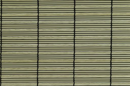 本体サイズ:約88x135cm 素材・材質:本体=ポリプロピレン/桟=塩化ビニル/編糸=混紡 生産国:日本