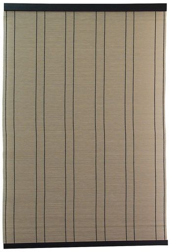 窓 サイズ:約88x135cm 本体重量:約750g 素材・材質:本体=ポリプロピレン、上下レール=PVC、編糸=綿糸 原産国:日本 巻上げ器付き