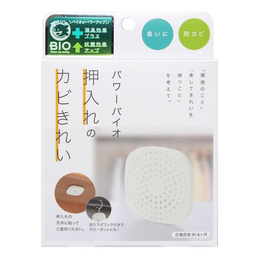 商品サイズ (幅x奥行x高さ): 105mmx22mmx140mm 内容量:1個 原産国:日本 押入れの天井に貼るだけの防カビ剤です。