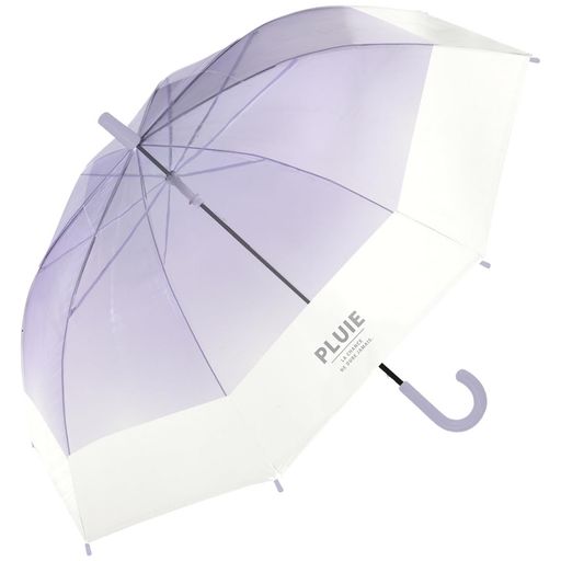 雨 ☔️グラデーションで大人可愛いビニール傘が新登場8分音符 ☔️シンプルカラーのグラデーションと白生地の組み合わせがおしゃれな雨傘。雨の日も可愛く洗練された、透明感のある印象へ ☔️単色の可愛いグラデーションなので、他の方とも被る心配がな...