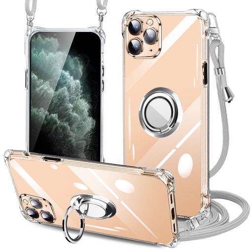 【対応機種】iPhone11Proインチ対応なので、機種を間違いないようご注意下さい。シリコンケースには首から下げられるようにショルダーストラップが付いており、まるでアクセサリーのようにスマホを着用できます。落下防止はもちろん、紛失防止にも...