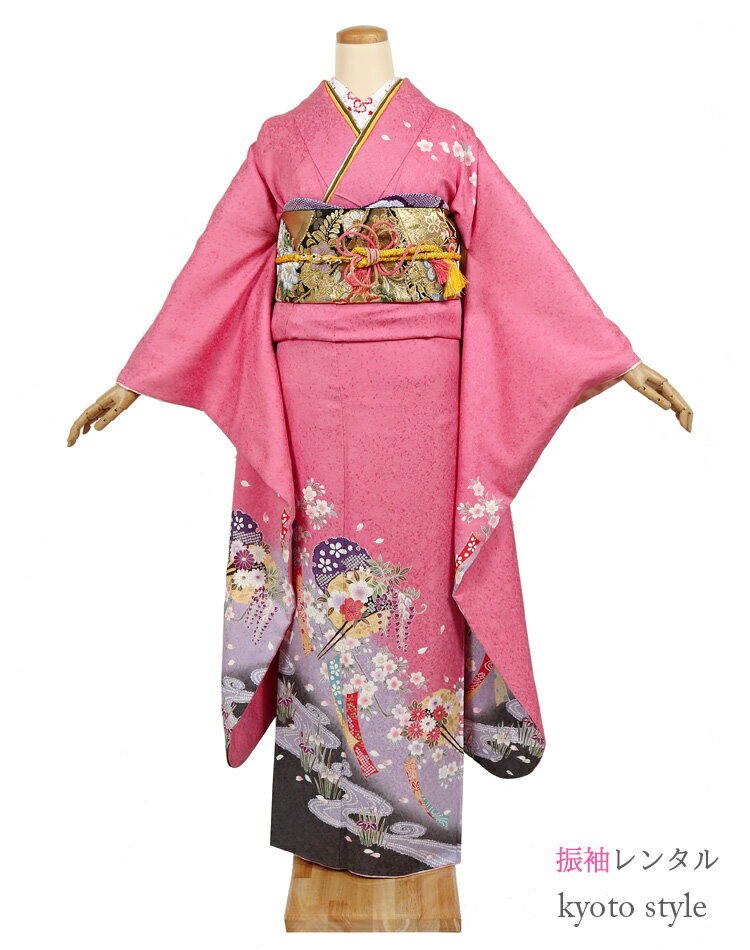 【レンタル振袖18点セット】 必要なものが全て揃った豪華18点振袖セットです。 届いてすぐに着用可能です。 通常は3泊4日のレンタルですが成人式期間中はご利用日の10日前に発送、利用日から10日以内の返却で大丈夫なのであわてることなくゆっく...