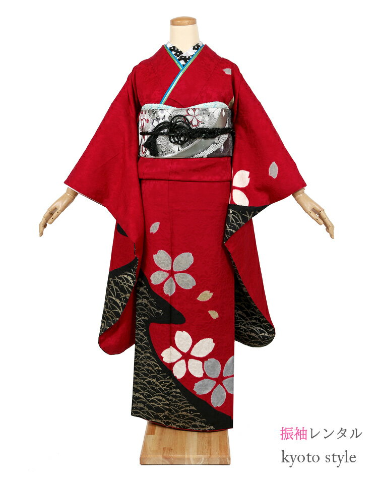【レンタル振袖18点セット】必要なものが全て揃った豪華18点振袖セットです。 届いてすぐに着用可能です。 通常は3泊4日のレンタルですが成人式期間中はご利用日の10日前に発送、利用日から10日以内の返却で大丈夫なのであわてることなくゆっくり...