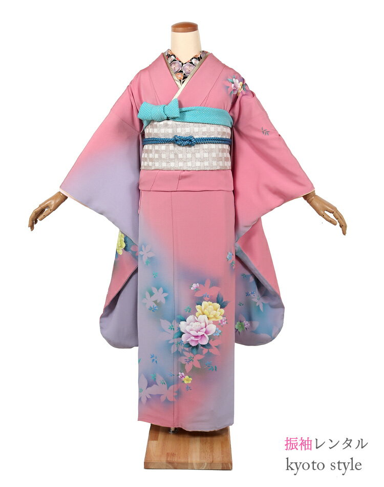 【レンタル振袖18点セット】 必要なものが全て揃った豪華18点振袖セットです。 届いてすぐに着用可能です。 通常は3泊4日のレンタルですが成人式期間中はご利用日の10日前に発送、利用日から10日以内の返却で大丈夫なのであわてることなくゆっく...