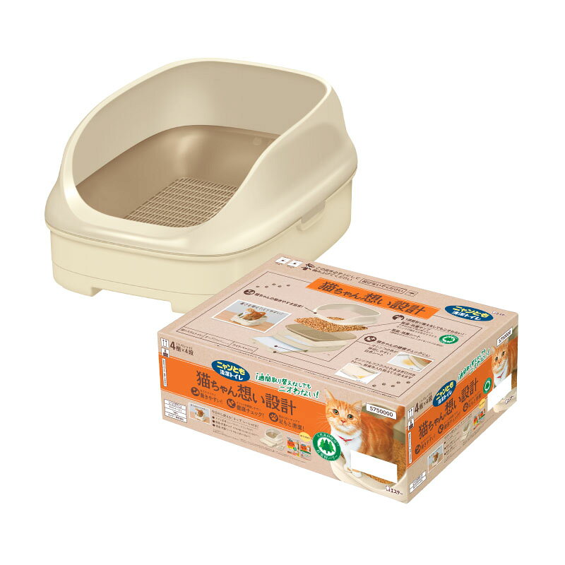 名　称ニャンとも清潔トイレ オープンタイプ ライトベージュ 商品区分猫トイレ（用品）製造国（原産国）日本販売元（製造元）エステー株式会社〒161-8540 東京都新宿区下落合1-4-10TEL 03-3367-6111広告文責株式会社 杏林...