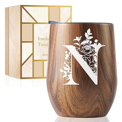 クリスマスプレゼント女性用 保温マグカップ 蓋付き 340ml 名前入りブランド色Nモデル商品説明【商品概要】あなたのそばにいる大切な女性にユニークなプレゼントをしましょう。－　木目調のコップをデザインし、それぞれのコップには英語のアルファ...