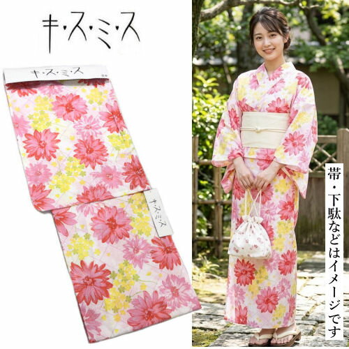 製品仕様 商品名 ブランド浴衣「キスミス」・お仕立て上がり品 サイズ／寸法 フリーサイズ 身丈165cm・袖丈49cm・裄68cm 対応身長 約155cm〜168cm 素材／材質 綿100％ ご注意事項 ...