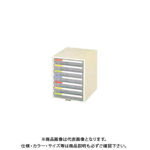 【メーカー】 ●ナカバヤシ 【仕様】 ●外寸：幅258×奥351×高323mm ●規格：A4判タテ型，浅型7段 ●重量：4．3kg ●引出内寸：幅225×奥311×高32mm ●材質：本体＝スチール，引出＝透明スチロール樹脂CROWN オフ...