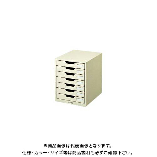 【メーカー】 ●ナカバヤシ 【仕様】 ●規格：A4判タテ型，7段 ●外寸：幅258×奥341×高323mm ●重量：5kg ●引出内寸：幅231×奥326×高36mm ●材質：スチールCROWN オフィス図鑑 2021 Vol.51の【 2...