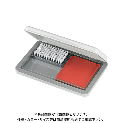 【メーカー】 ●シヤチハタ 【仕様】 ●規格：大型 ●外寸：縦83．8×横120×厚15．9mm ●材質：蓋／枠／底＝再生ABS／PBT ●グリーン購入法：○ ●GPN掲載：○CROWN オフィス図鑑 2021 Vol.51の【 374ペー...