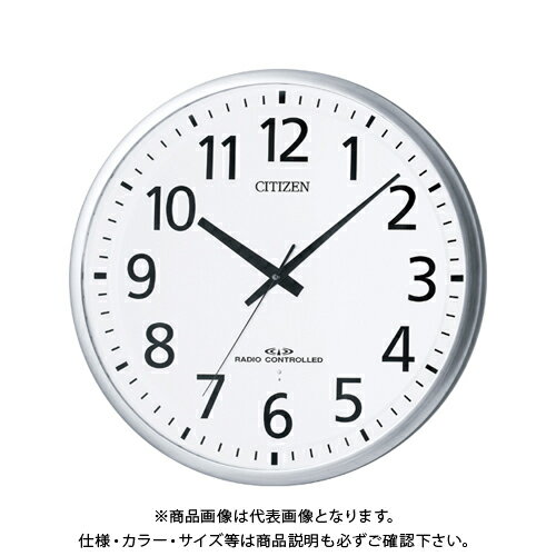 【メーカー】 ●シチズン 【仕様】 ●外寸：径550×厚55mm ●重量：3.3kg ●使用電池：単3形アルカリ乾電池4本(電池寿命=約5年) ●材質：ステンレス枠 ●単3形アルカリ乾電池4本付 ●グリーン購入法：○CROWN オフィス図鑑...