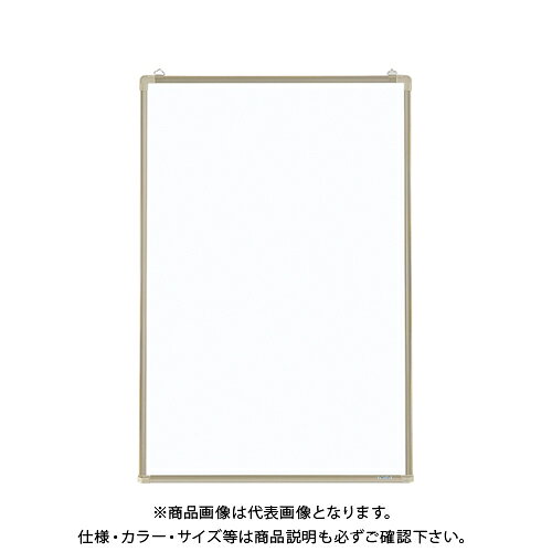 【メーカー】 ●クラウン 【仕様】 ●外寸：横600×縦900×厚55mm ●重量：4kg ●白板無地 ●材質：ボード芯材=間伐材、角パーツ=再生ABS ●受け皿、マーカー(黒)1本、イレーザー、吊下げ金具2個、取付ビス2本付 ●グリーン購...