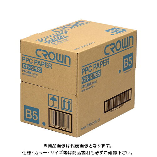 【メーカー】 ●クラウン 【仕様】 ●規格：B5判 ●坪量：64g/m2 ●四六判換算：55kg ●紙厚：0.089mm ●ISO白色度：約80%CROWN オフィス図鑑 2022 Vol.52の【 61ページ 】をご参考下さい。