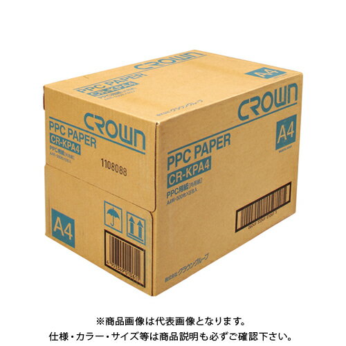 【メーカー】 ●クラウン 【仕様】 ●規格：A4判 ●坪量：64g/m2 ●四六判換算：55kg ●紙厚：0.089mm ●ISO白色度：約80%CROWN オフィス図鑑 2022 Vol.52の【 61ページ 】をご参考下さい。