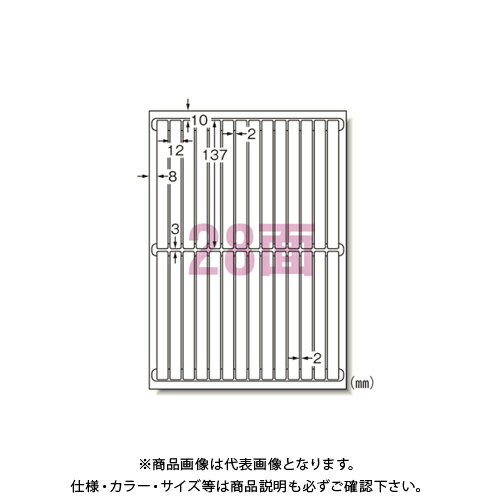 【メーカー】 ●エーワン 【仕様】 ●規格：A4判28面 角丸 ●1片寸法：縦137×横12mm ●紙種：上質紙 ●総紙厚：0.15mm ●GPN掲載：○CROWN オフィス図鑑 2022 Vol.52の【 75ページ 】をご参考下さい。